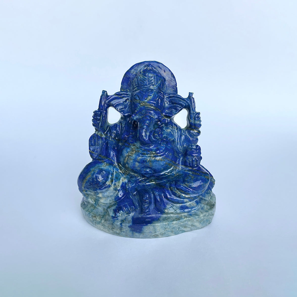 Lapis Ganesha Idol 2735 Carat Idol Height-9.5 CM-(LLP-MRT-1.) – phrapikanet